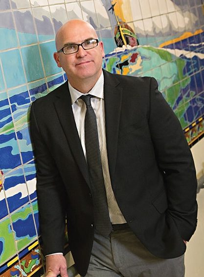 New principal of San Pedro High School, Steve Gebhart. (photo: John ...