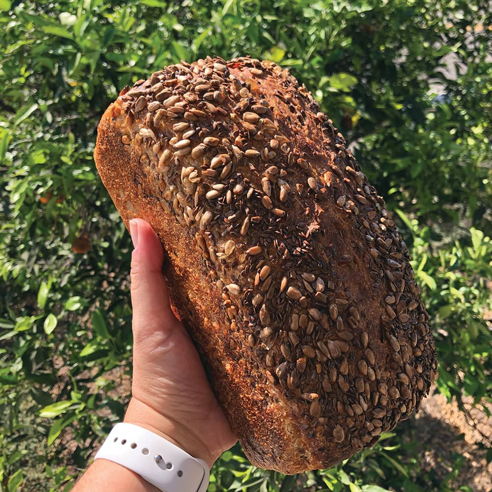 Seeded bread from Colossus Bread. (photo: Sanam Lamborn)