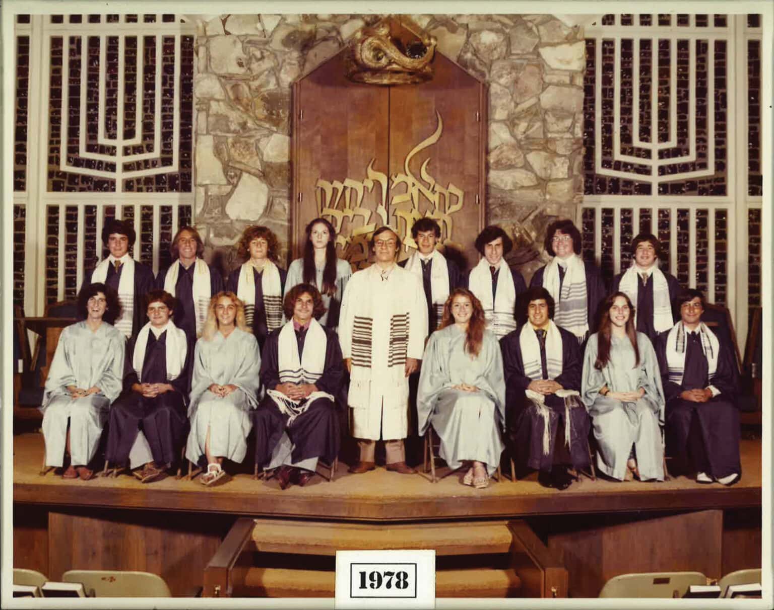 Temple Beth El’s Confirmation class of 1978. (photo: courtesy Temple ...