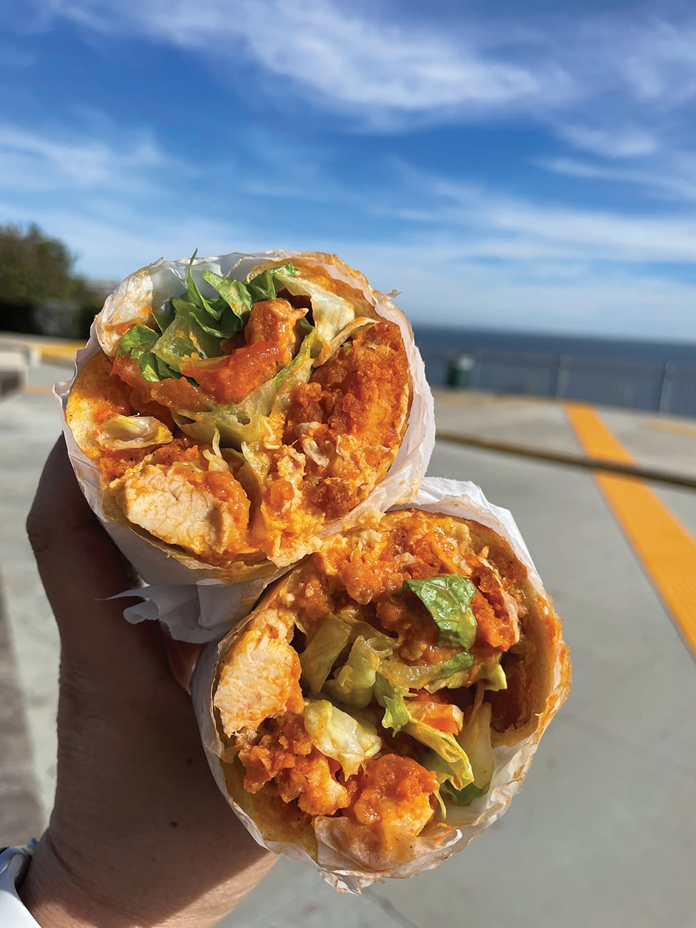 Crispy Buffalo Chicken Bacon sandwich from Happy Deli at the Pacific ...