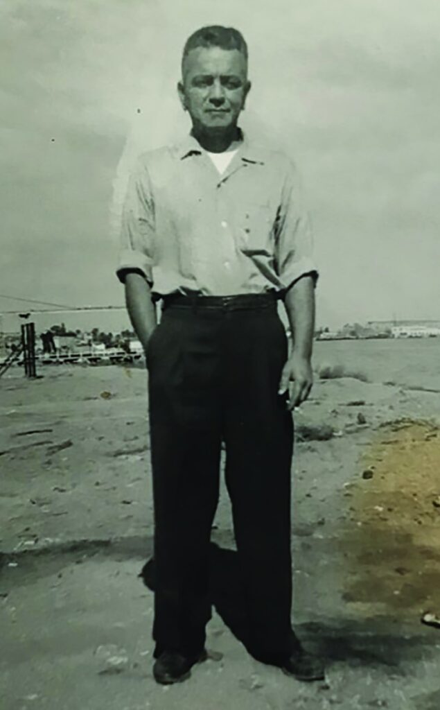 Paolo in San Pedro, October 1959. (photo: courtesy Vaudo family)