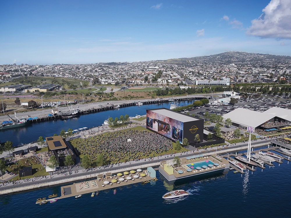PORT SOUNDS: An artist rendering of the proposed 6,200-seat waterfront ...